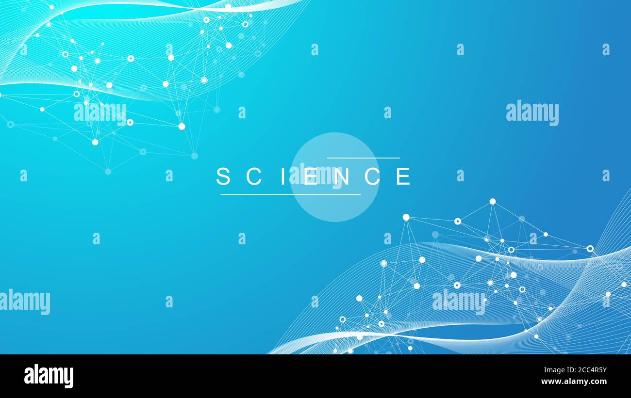 Big Genomic Data Visualization. DNA helix, DNA strand, DNA Test. CRISPR ...