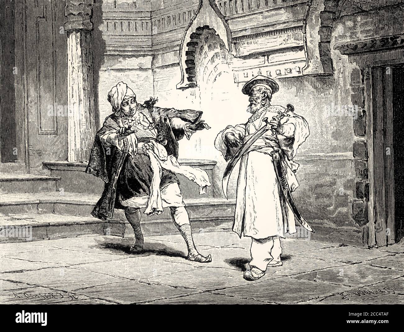 Scene from LEGEND, Legende, a ballad by Johann Wolfgang von Goethe ...