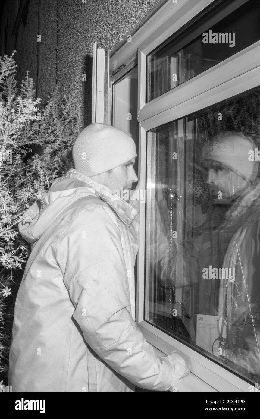 Using the infrared camera Black and White Stock Photos & Images - Alamy