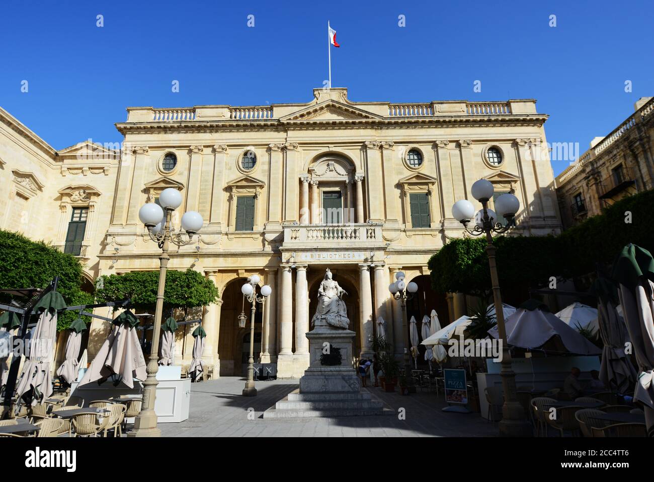 The National Library of Malta in Valletta Stock Photo - Alamy