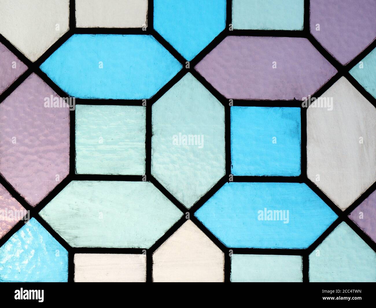 Blue stained glass window diamond hi-res stock photography and images ...