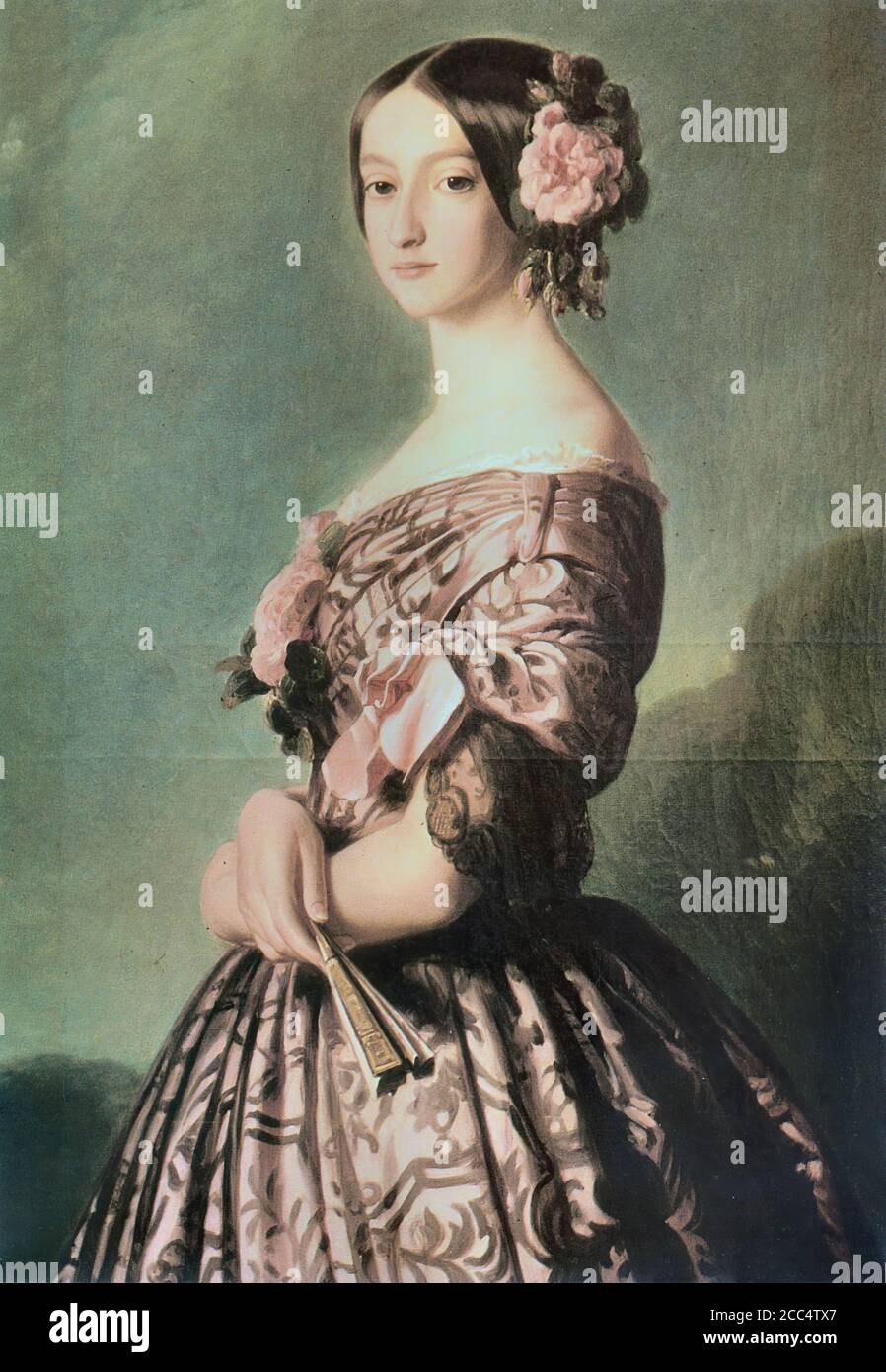 Winterhalter Franz Xavier - Francisca Caroline Gonzague Princesse De ...