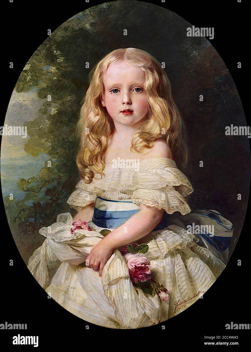 Winterhalter Franz Xavier - Luise Von Boden Princess Biron of Curland ...