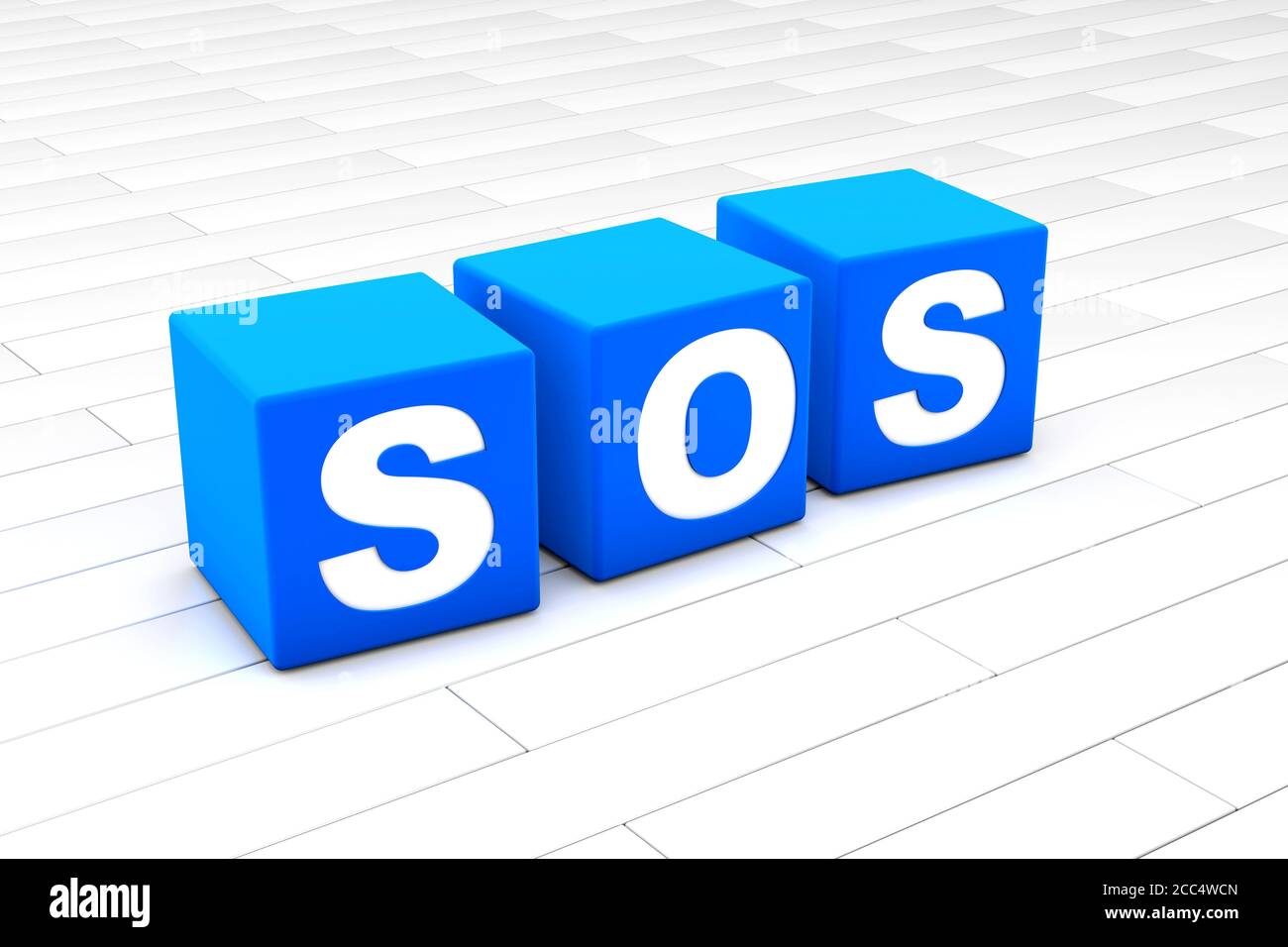 3D rendered illustration of the word SOS Stock Photo - Alamy