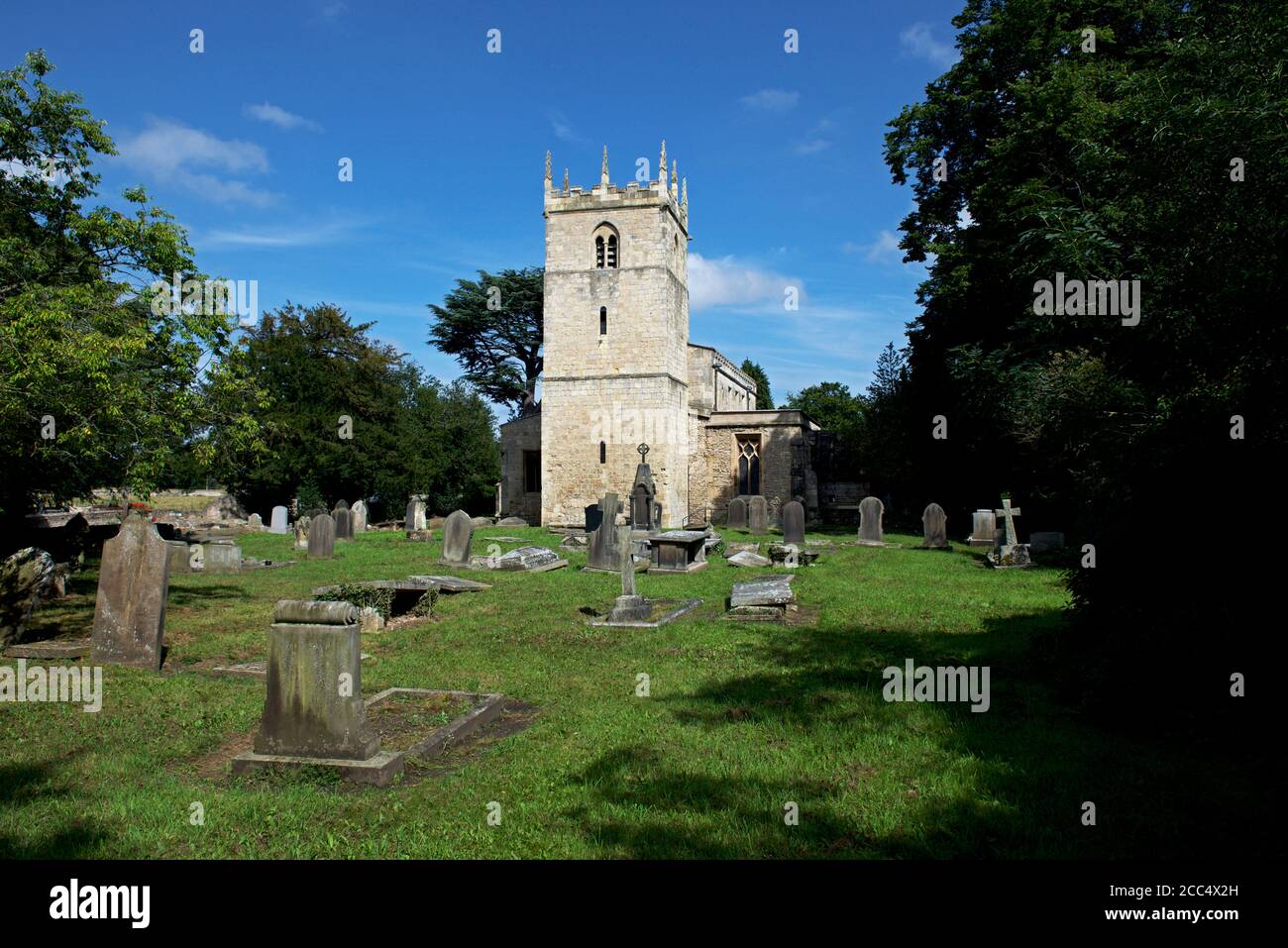 All Saints Church in the village of Owston, South Yorkshire, England UK ...