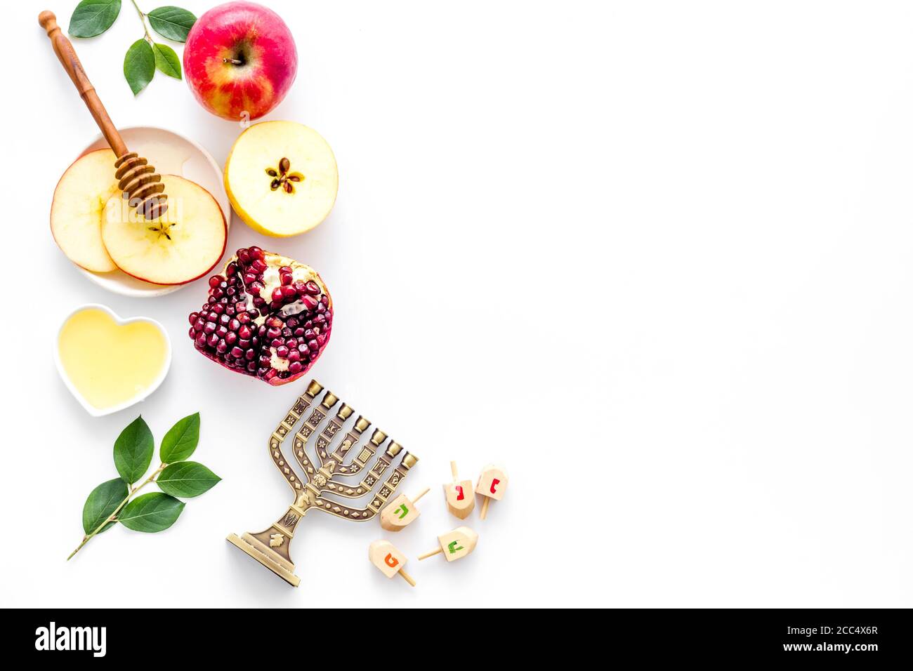 Jewish Rosh Hashanah postcard greeting holiday concept Stock Photo - Alamy