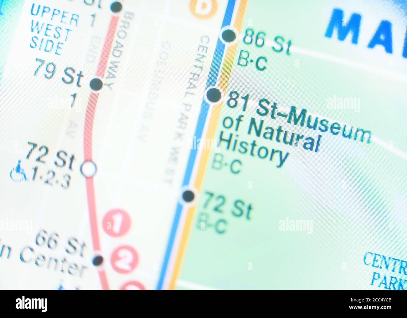 81st Street – Museum of Natural History station on New York City subway ...