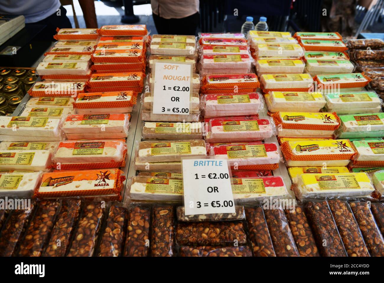 The vibrant Sunday market in Marsaxlokk, Malta Stock Photo - Alamy