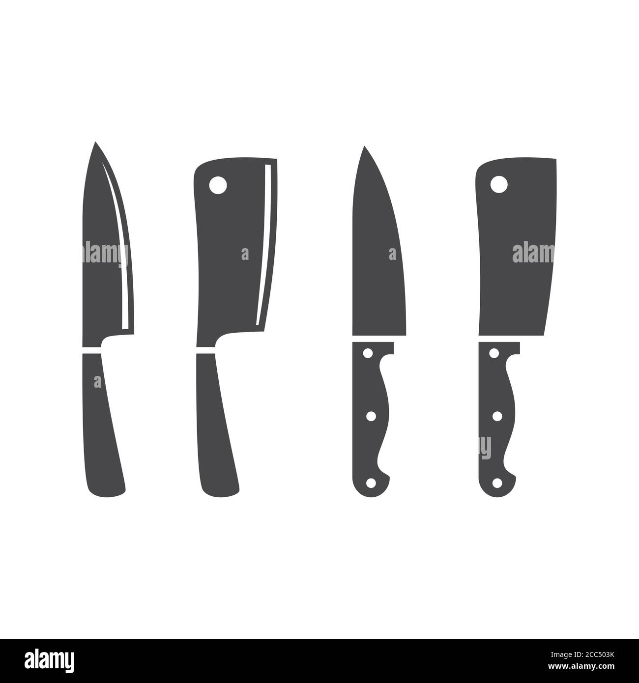 Butcher Knife Silhouette