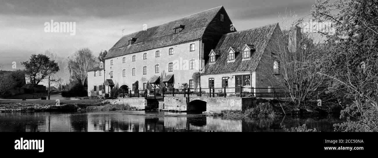 The Watermill at Water Newton village; river Nene; Cambridgeshire ...