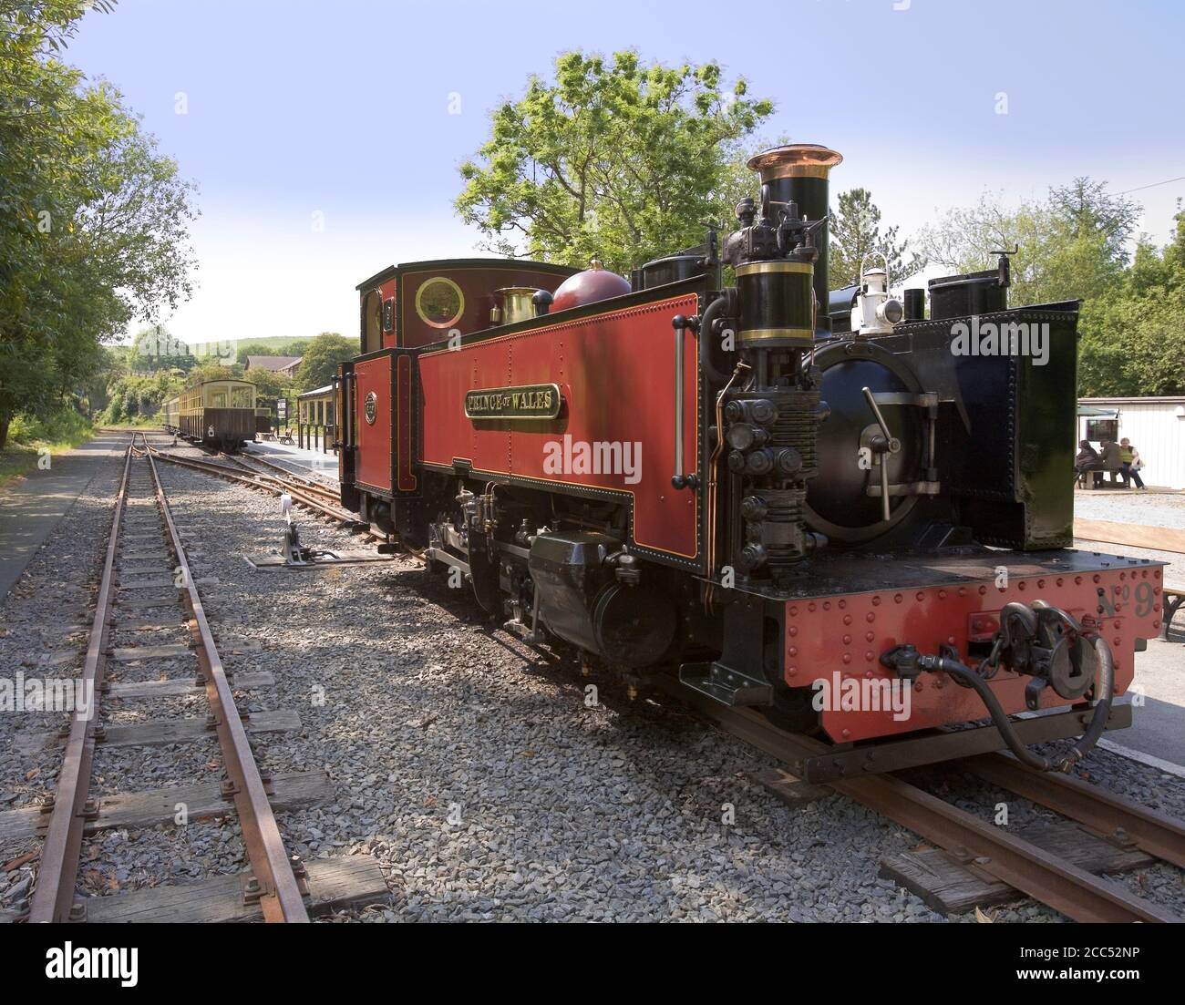 vale of rheidol railway devils bridge wales uk Stock Photo - Alamy