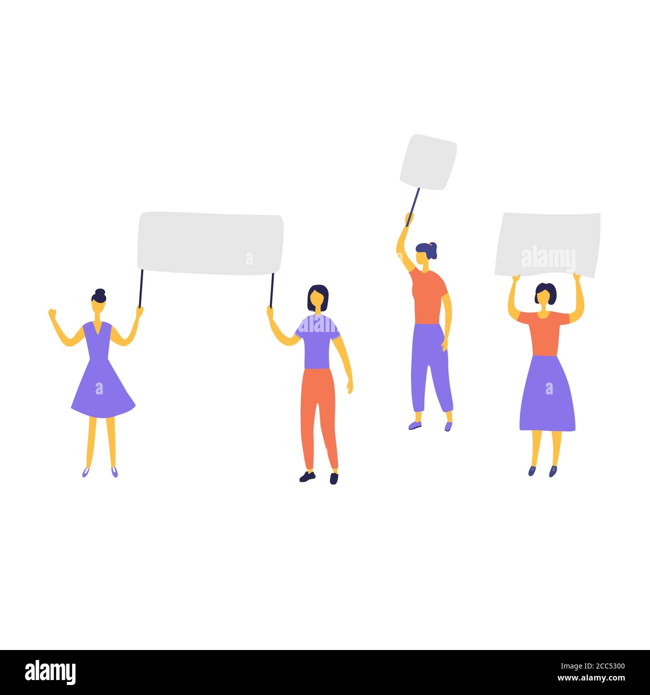 Women empowerment movement Cut Out Stock Images & Pictures - Alamy