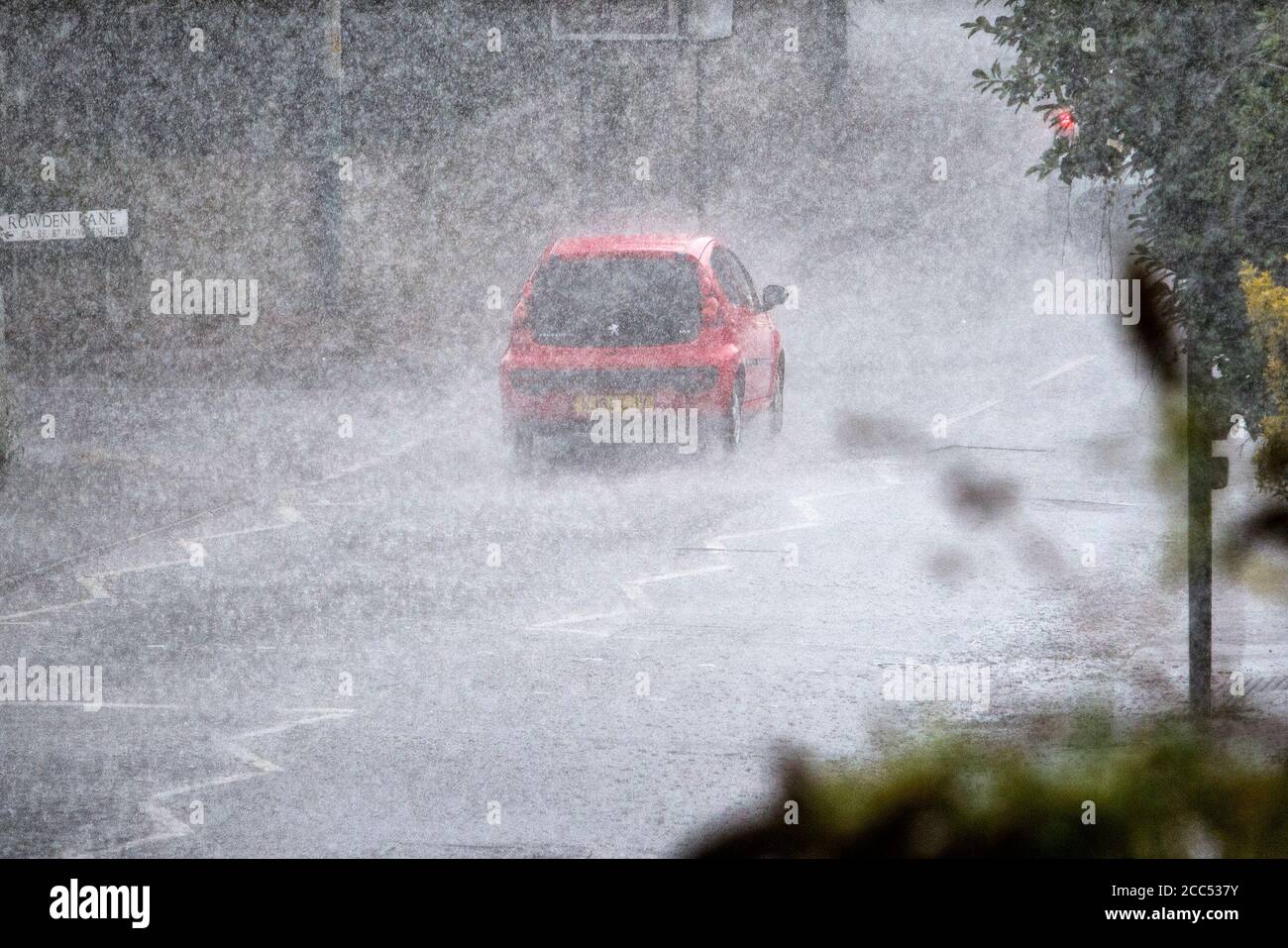 Chippenham, Wiltshire, UK. 18th August, 2020. As forecasters warn that ...