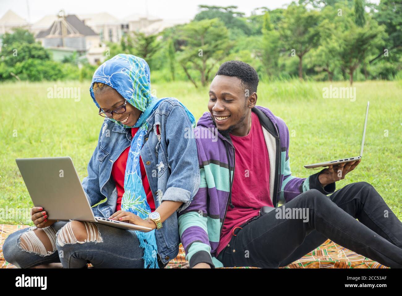 African College Students Laptops High Resolution Stock Photography and ...