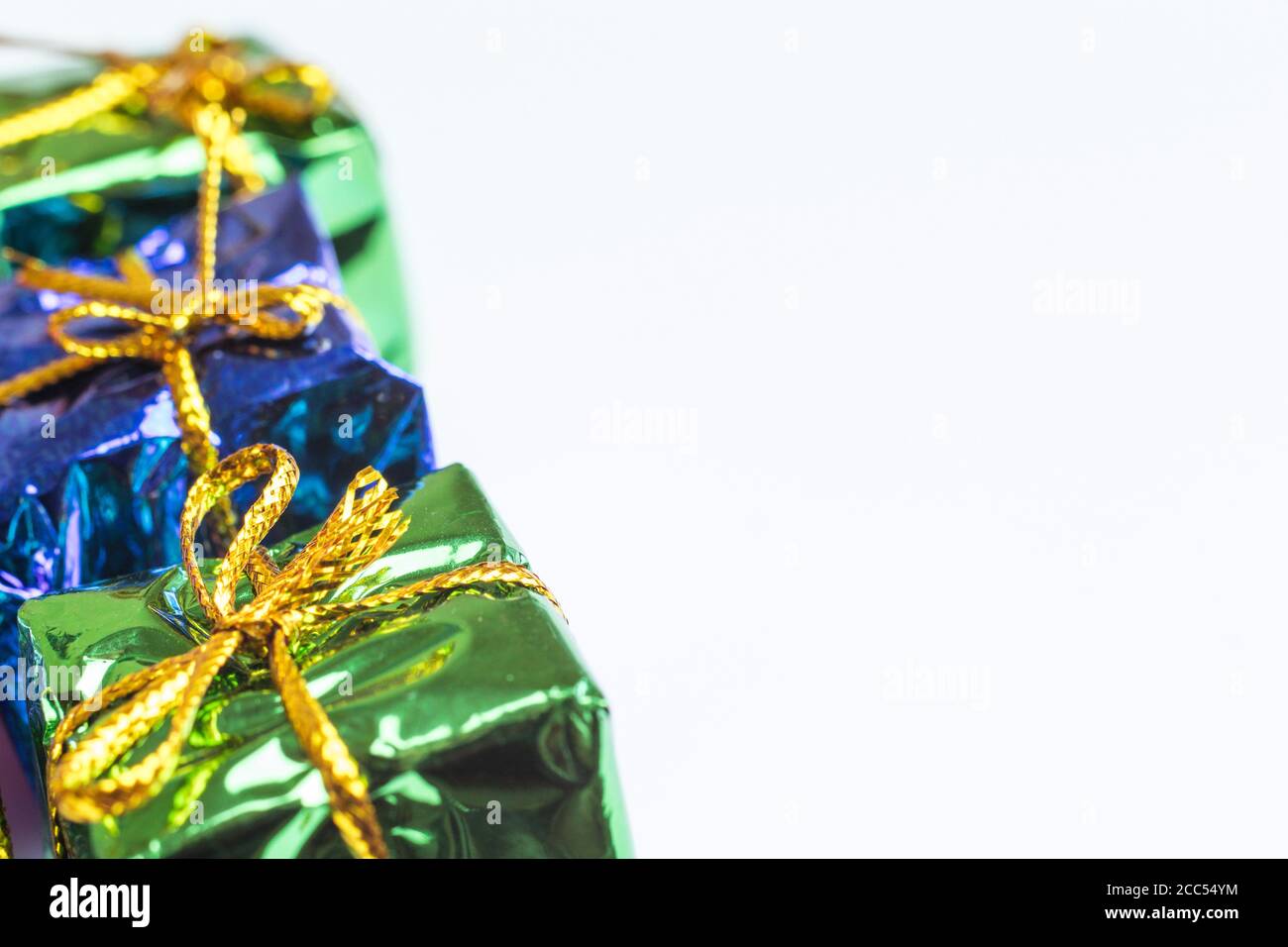 Template for birthday concept design. Presents in boxes on white ...