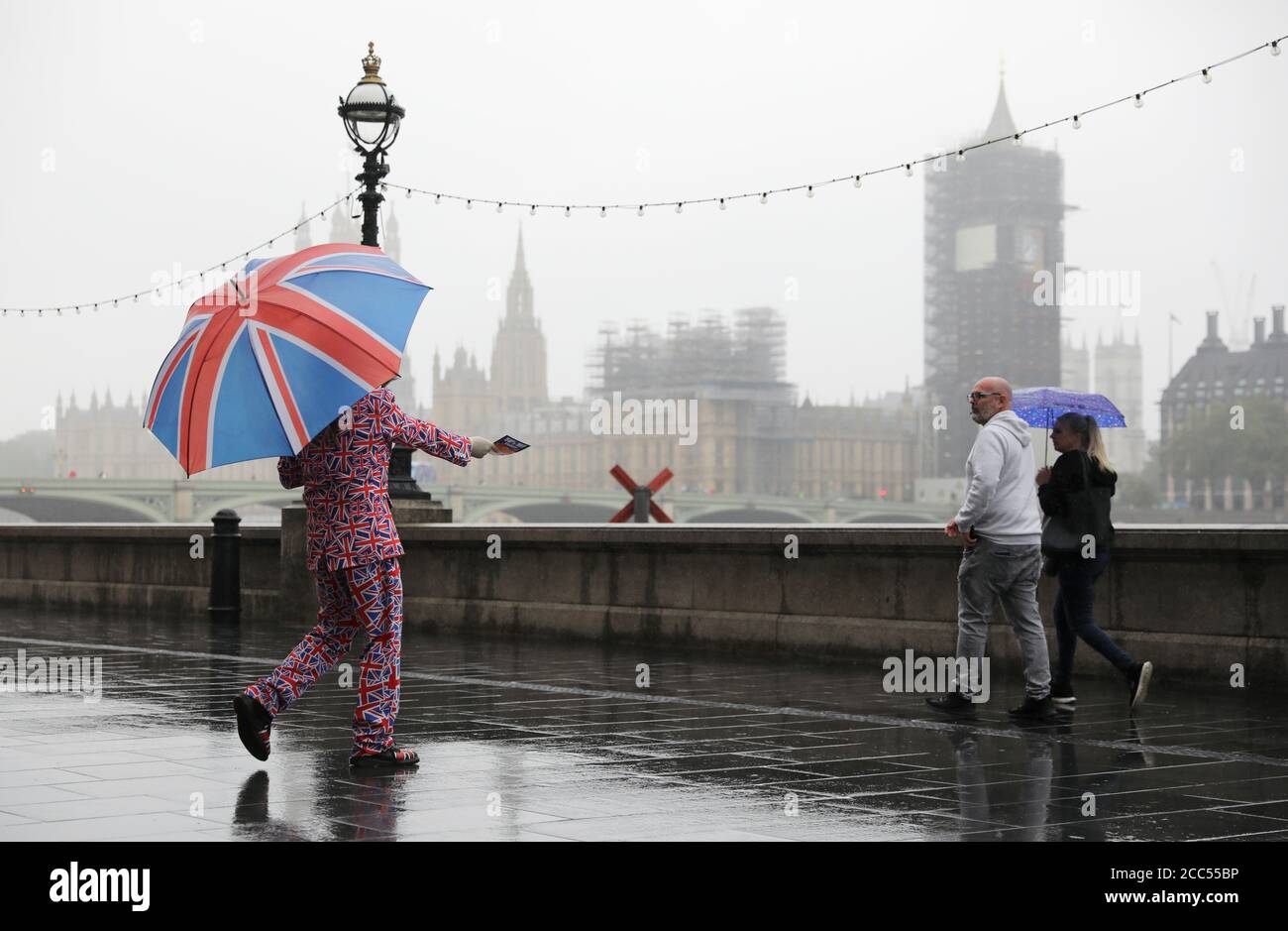 Man in union jack suit hi-res stock photography and images - Alamy
