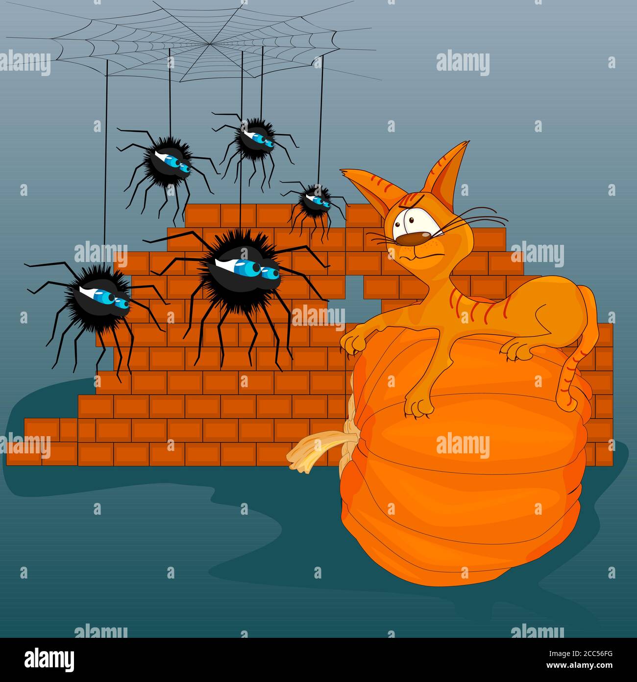 Baby spiders Stock Vector Images - Alamy