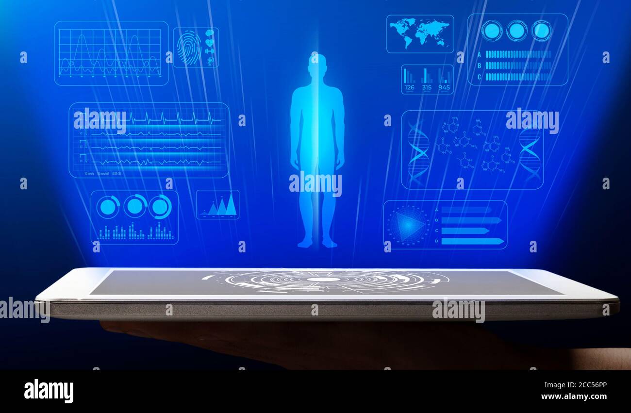 Human hologram hi-res stock photography and images - Alamy