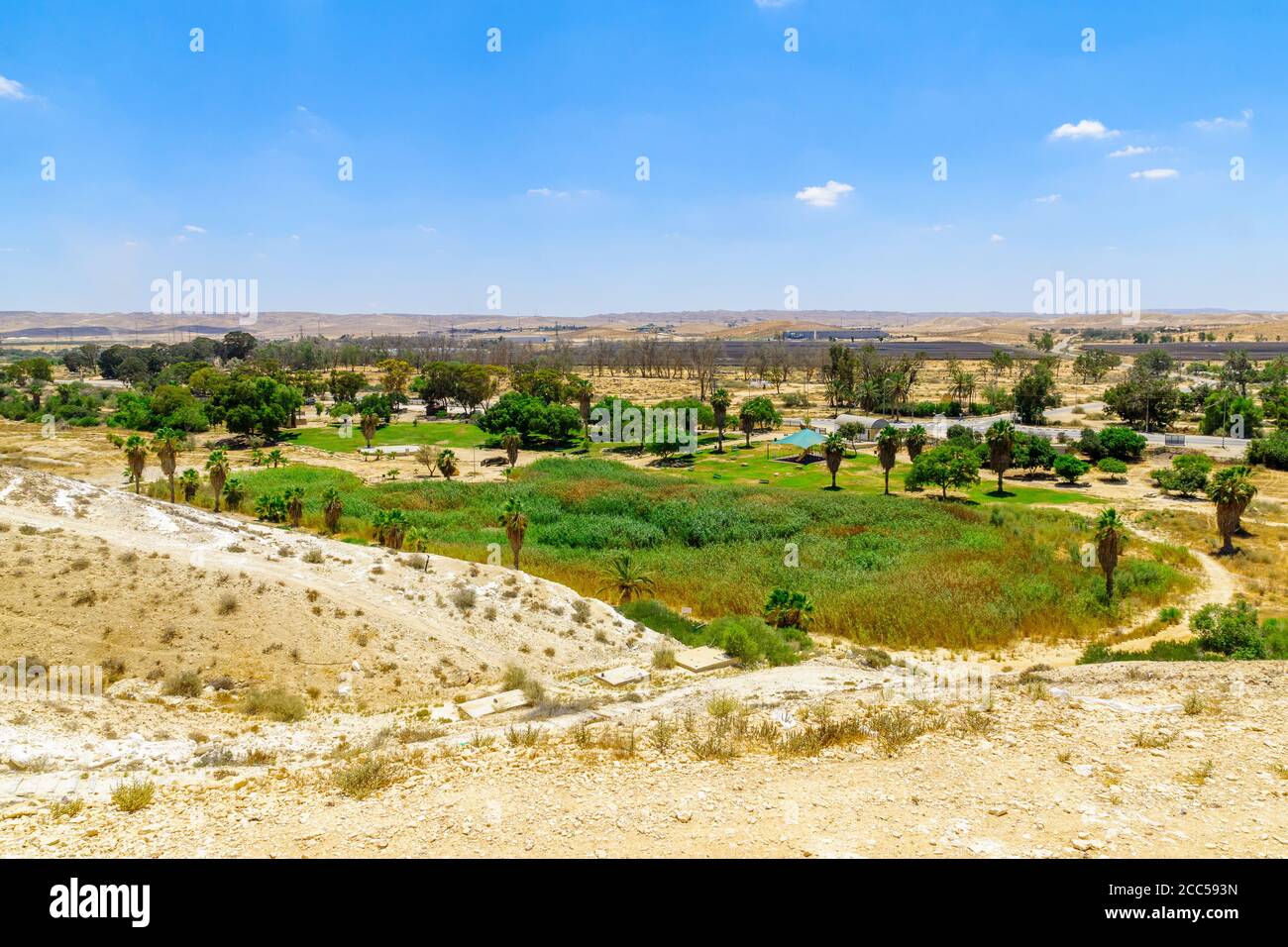 View of the Golda Meir Park in the Negev Desert, Southern Israel Stock ...