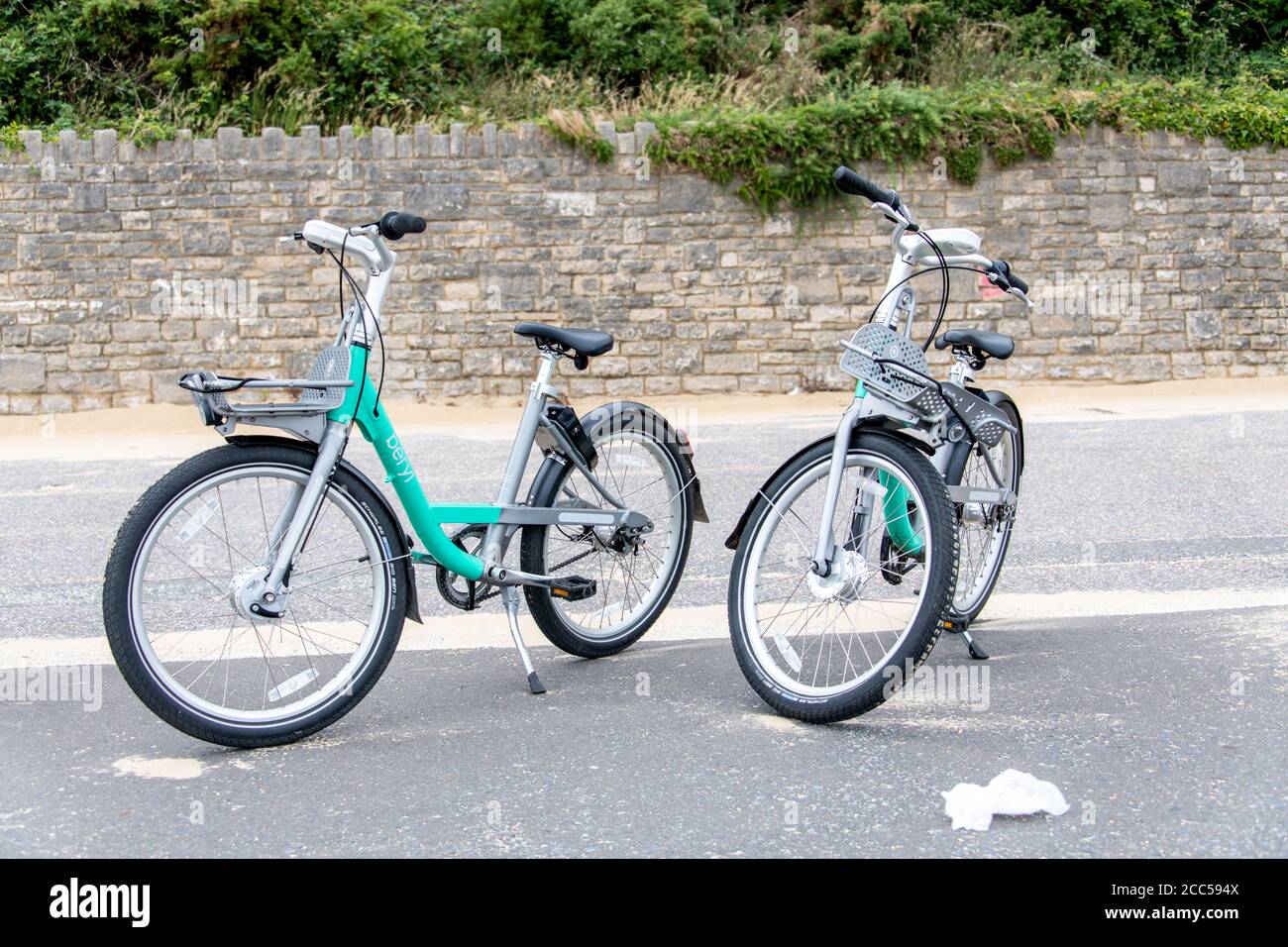 Pollution: Public bike share scheme. Bournemouth, UK Stock Photo - Alamy