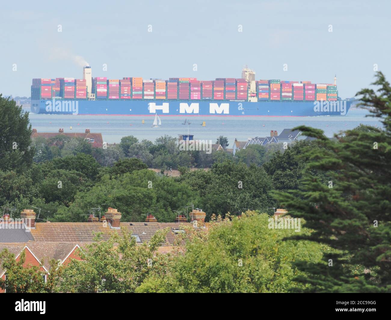 Worlds largest containership hi-res stock photography and images - Alamy