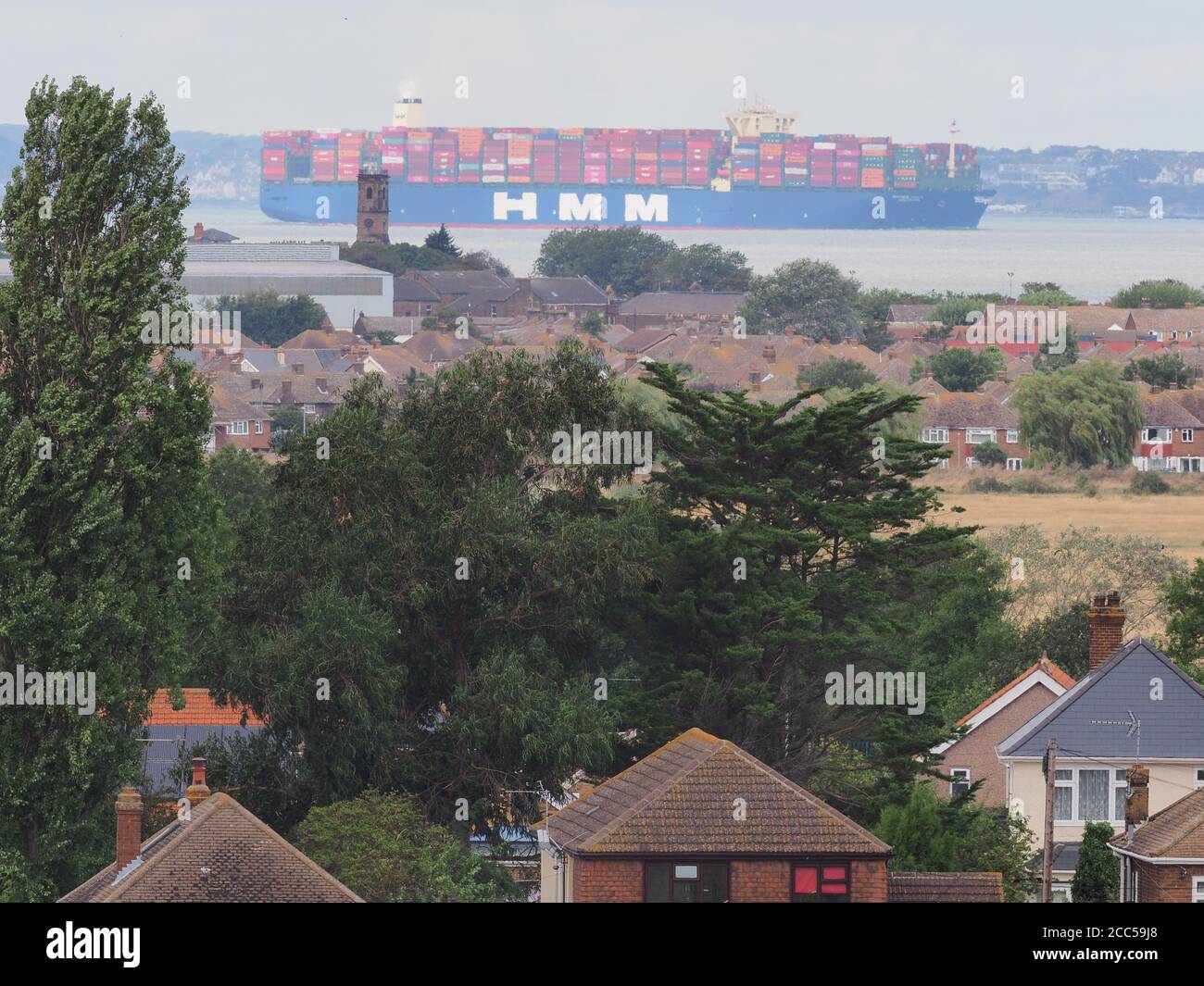 Worlds largest containership hi-res stock photography and images - Alamy