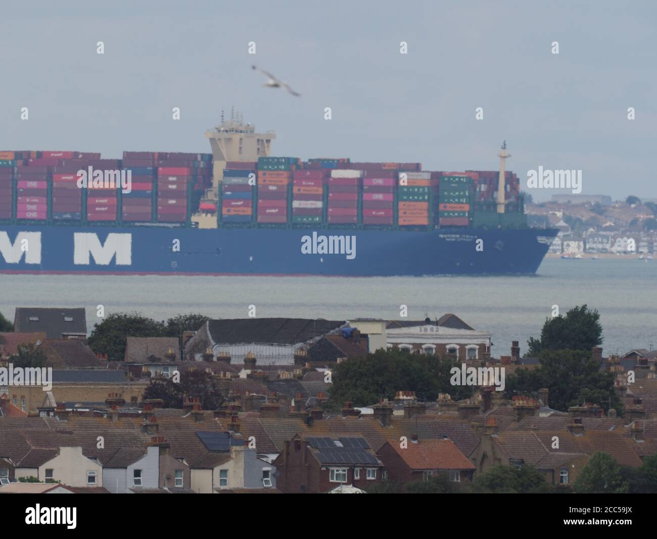 Worlds largest containership hi-res stock photography and images - Alamy