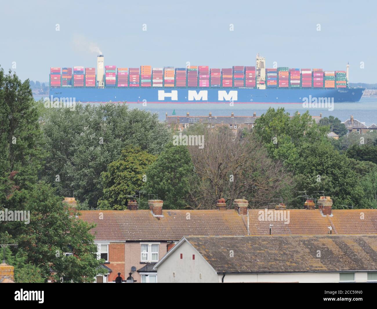 Worlds largest containership hi-res stock photography and images - Alamy