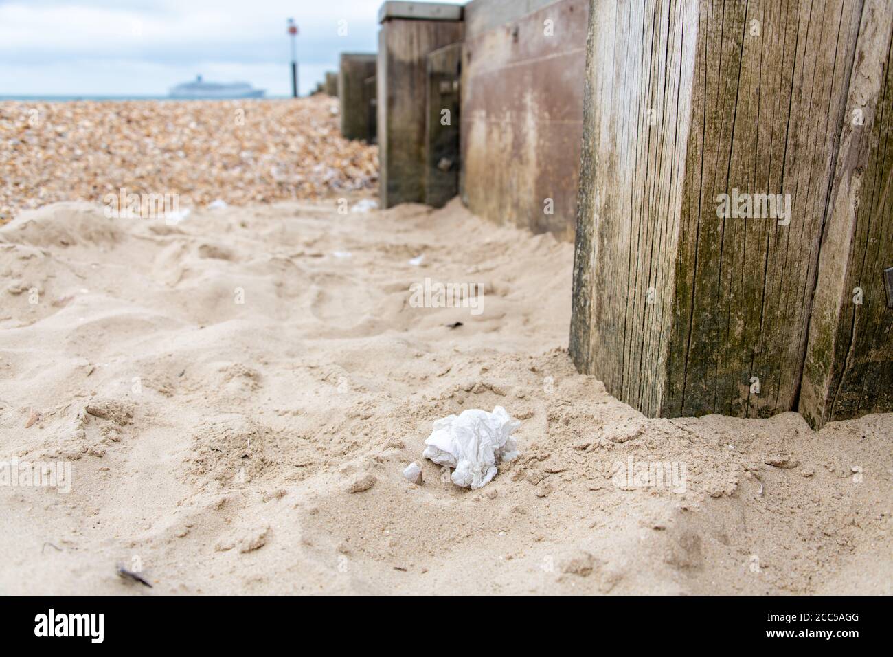Plastic Pollution: Bournemouth, UK Stock Photo - Alamy