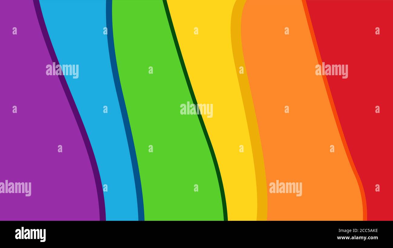 Vector Illustration Of An Abstract Background With Rainbow Colors Stock