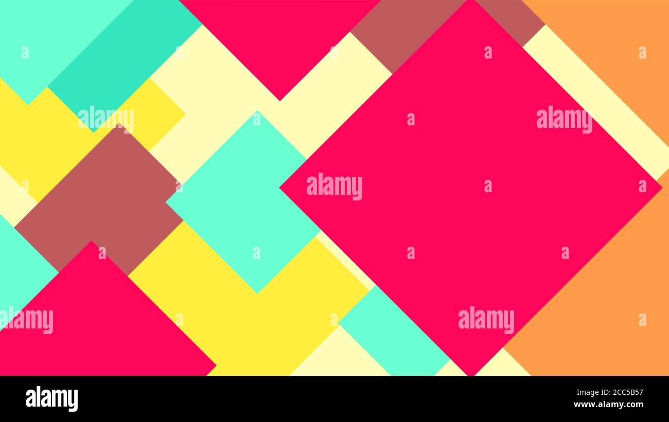 vector illustration of an abstract squares background with various ...