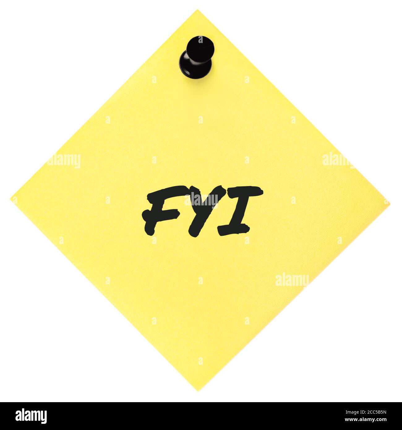 Fyi note hi-res stock photography and images - Alamy