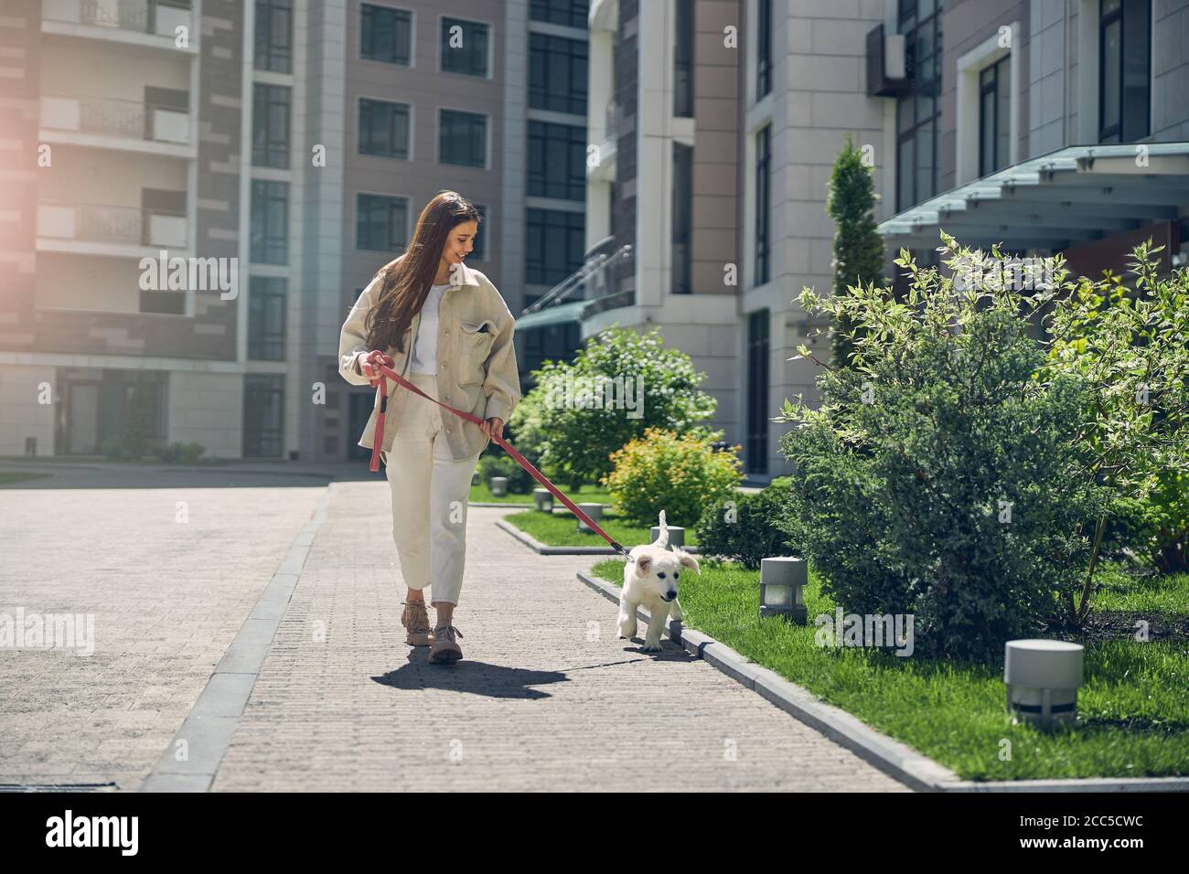 Lady Strolling High Resolution Stock Photography and Images - Alamy