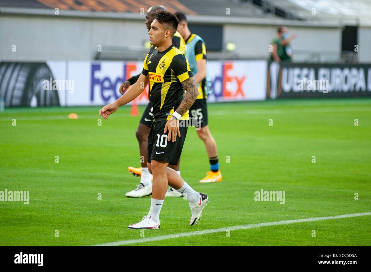 DUSSELDORF, GERMANY - 17 AUGUST 2020: Football player Lautaro Martinez ...