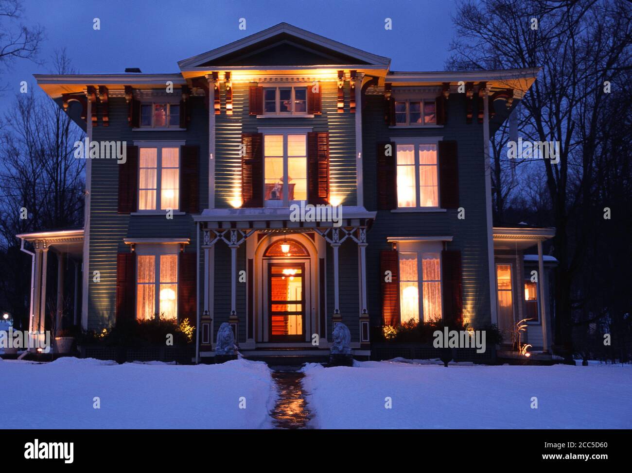 Mansion At Night