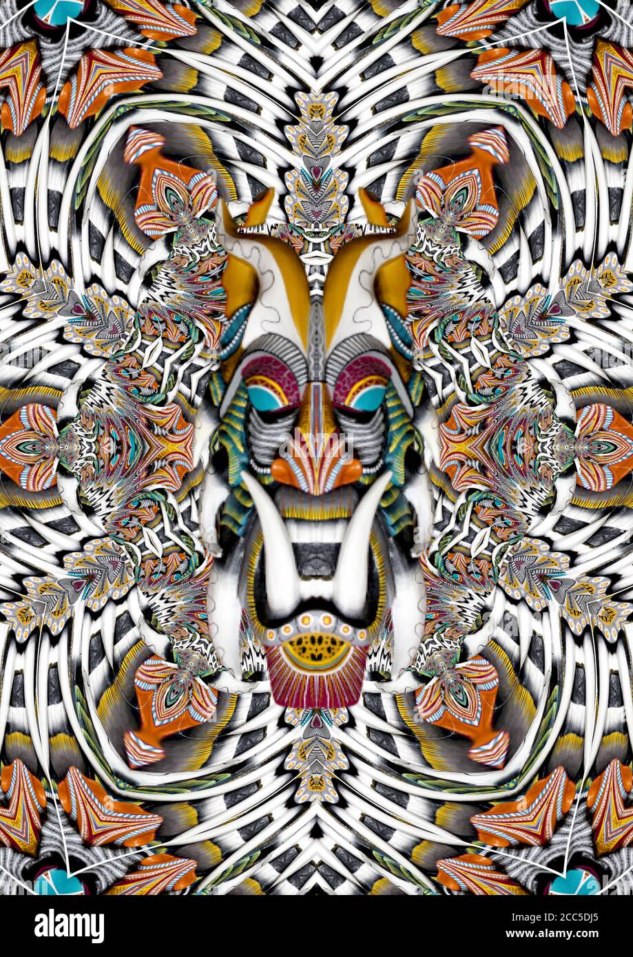 Traditional Boruca mask of Costa Rica Stock Photo - Alamy