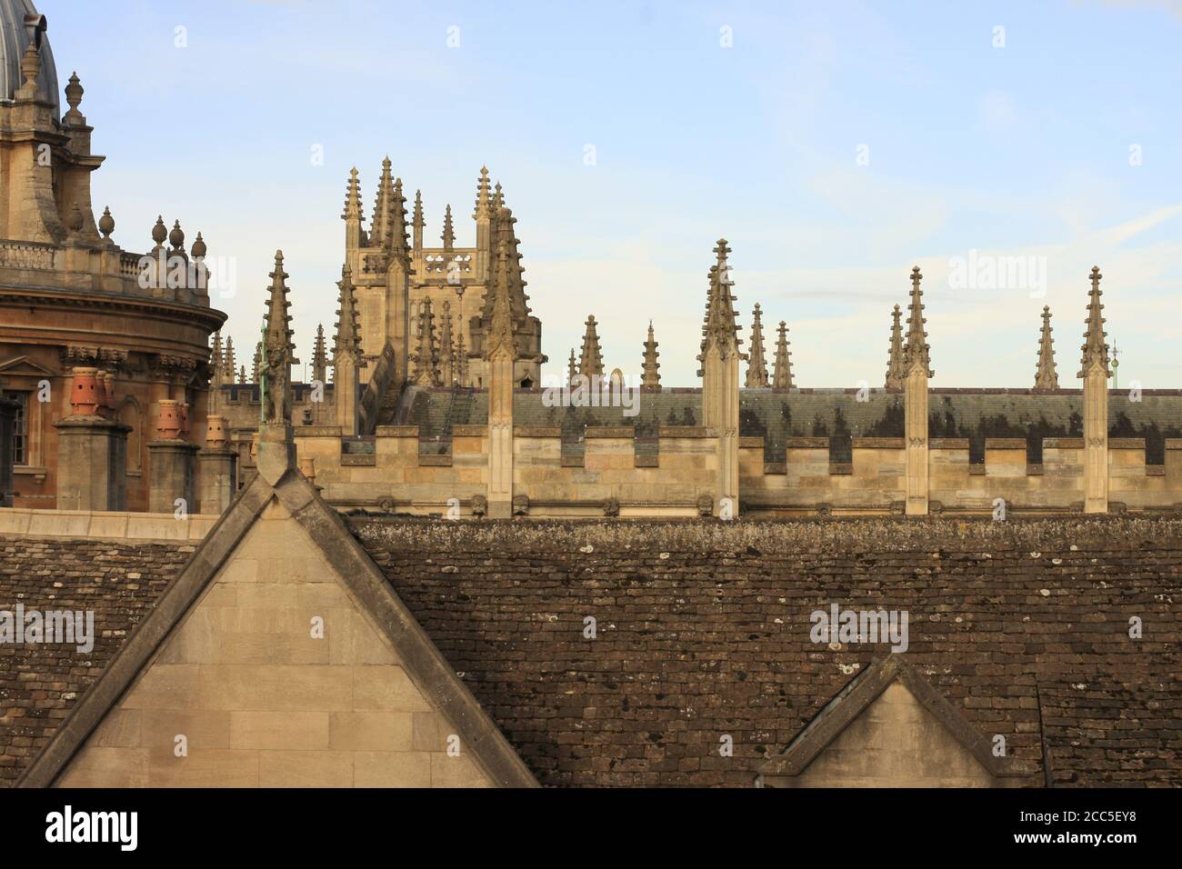 Spires and roofs of Oxford, England Stock Photo - Alamy