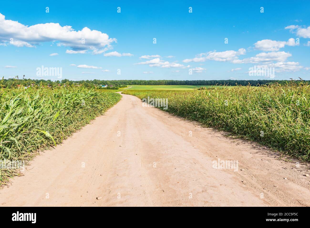 Long dusty road farm hi-res stock photography and images - Alamy