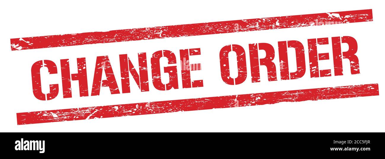 Change order seal hi-res stock photography and images - Alamy