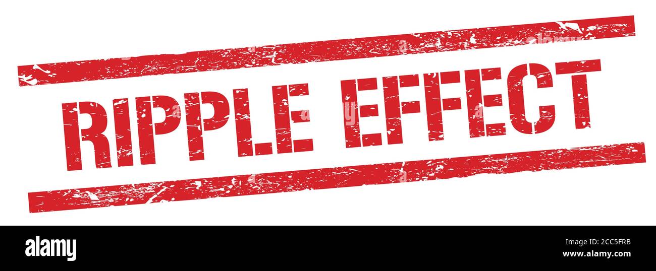 Ripple effect word Cut Out Stock Images & Pictures - Alamy