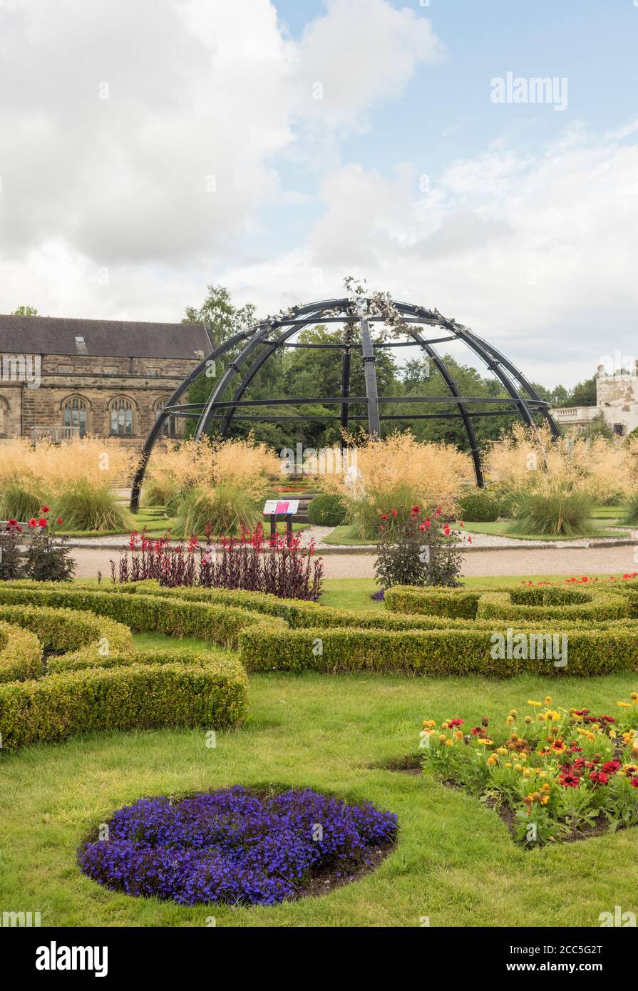 The Italian Gardens on display at Trentham Gardens Staffordshire ...