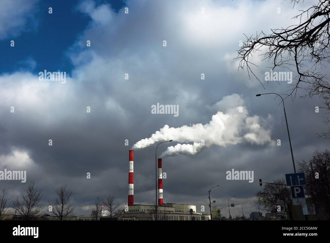 Air pollution russia hi-res stock photography and images - Alamy