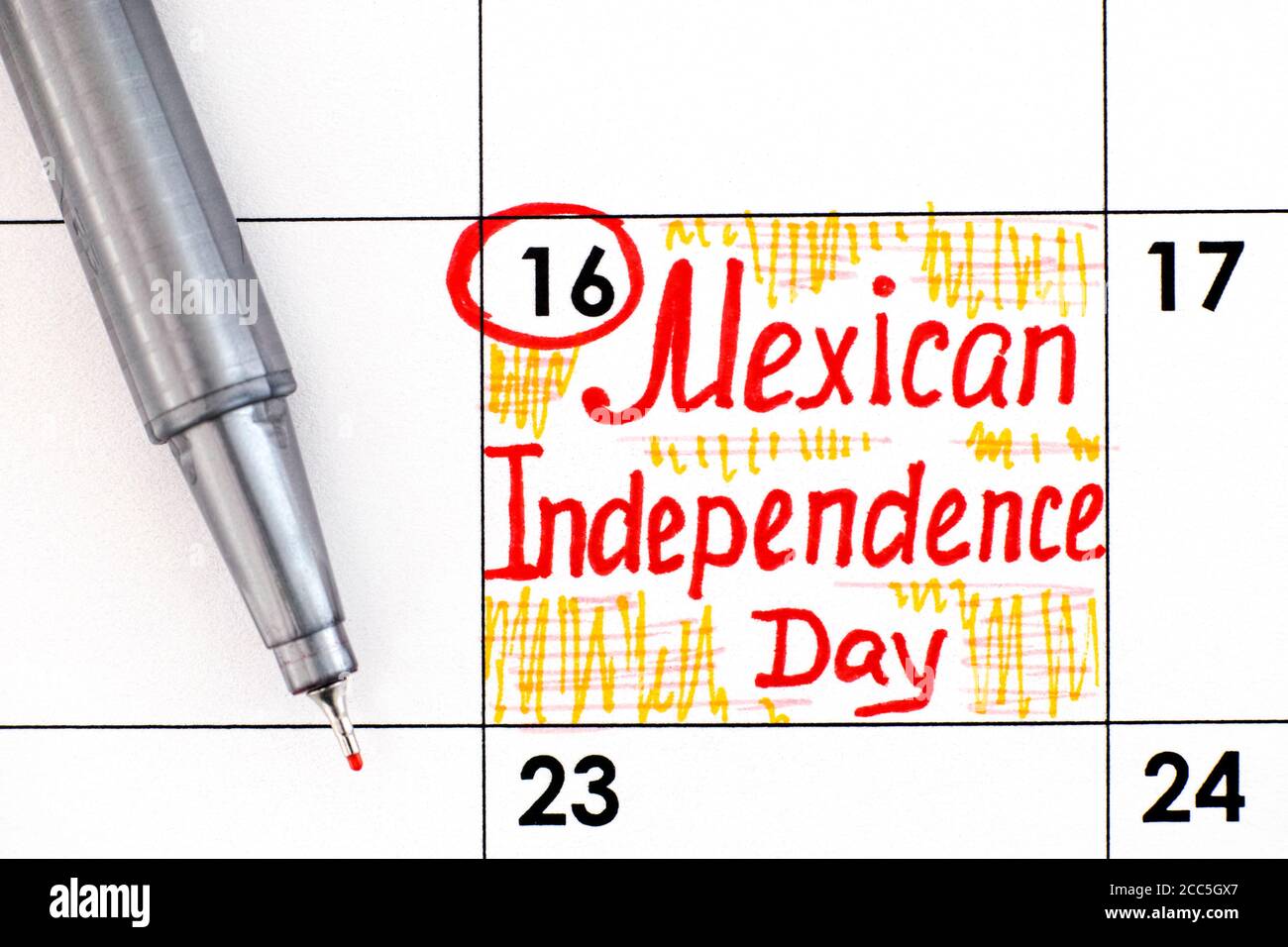 Mexican calendar hi-res stock photography and images - Alamy