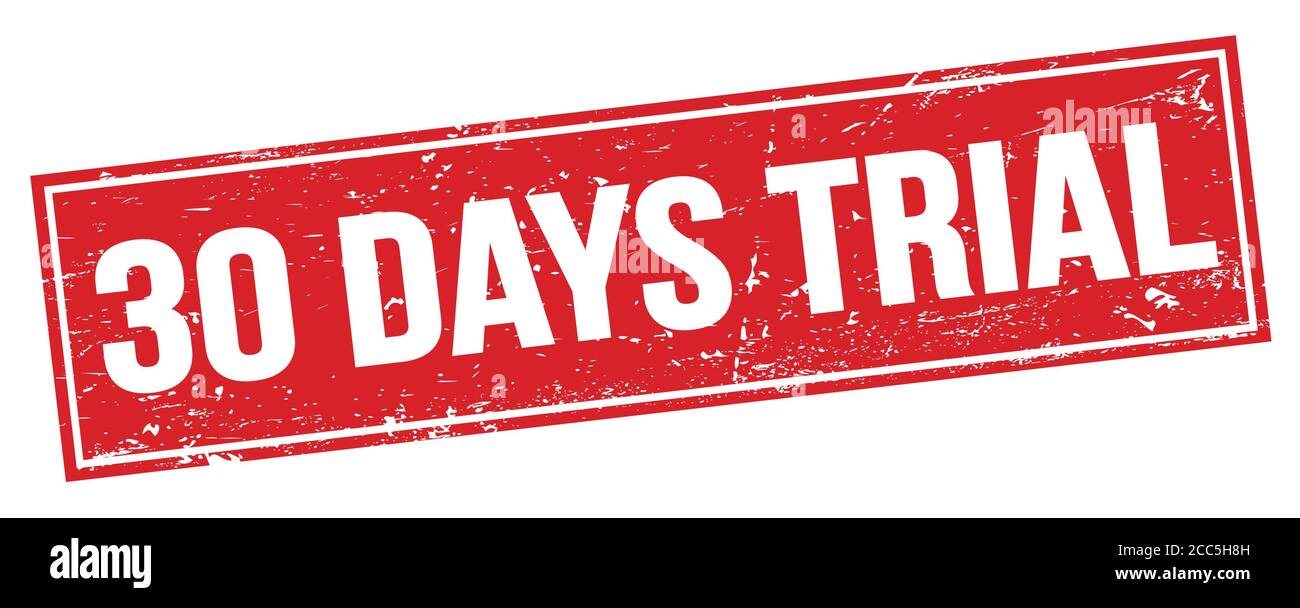 30 days trial stamp hi-res stock photography and images - Alamy