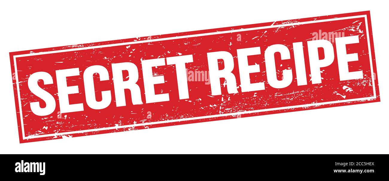 Secret recipe seal hi-res stock photography and images - Alamy