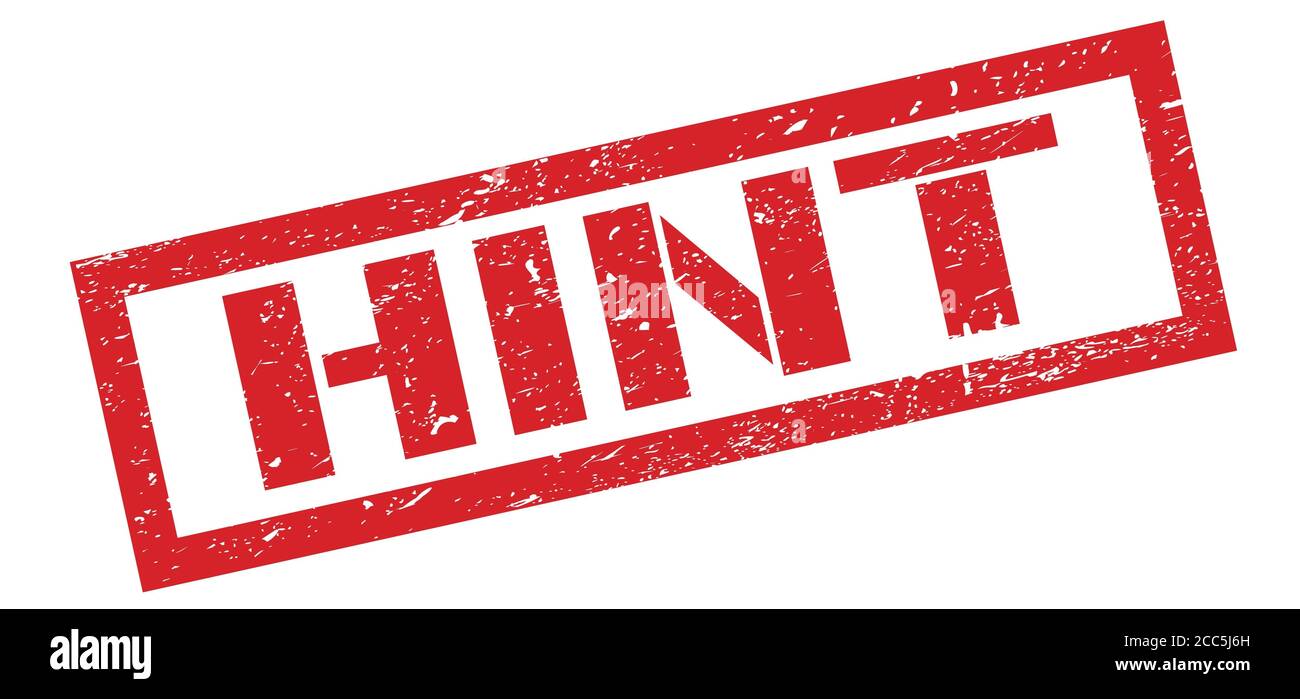 Hint stamp hi-res stock photography and images - Alamy