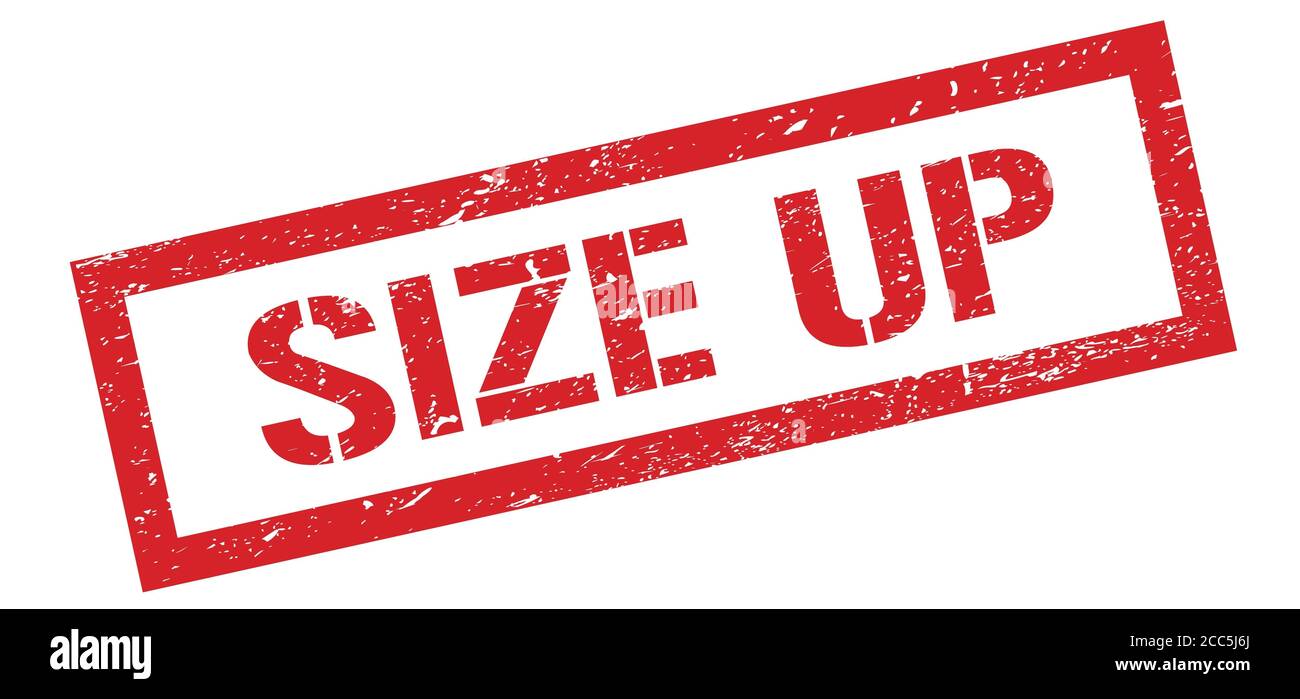 Size up stamp hi-res stock photography and images - Alamy