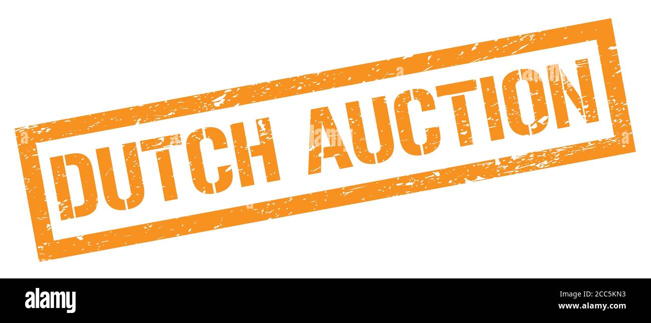 Dutch auction word hi-res stock photography and images - Alamy