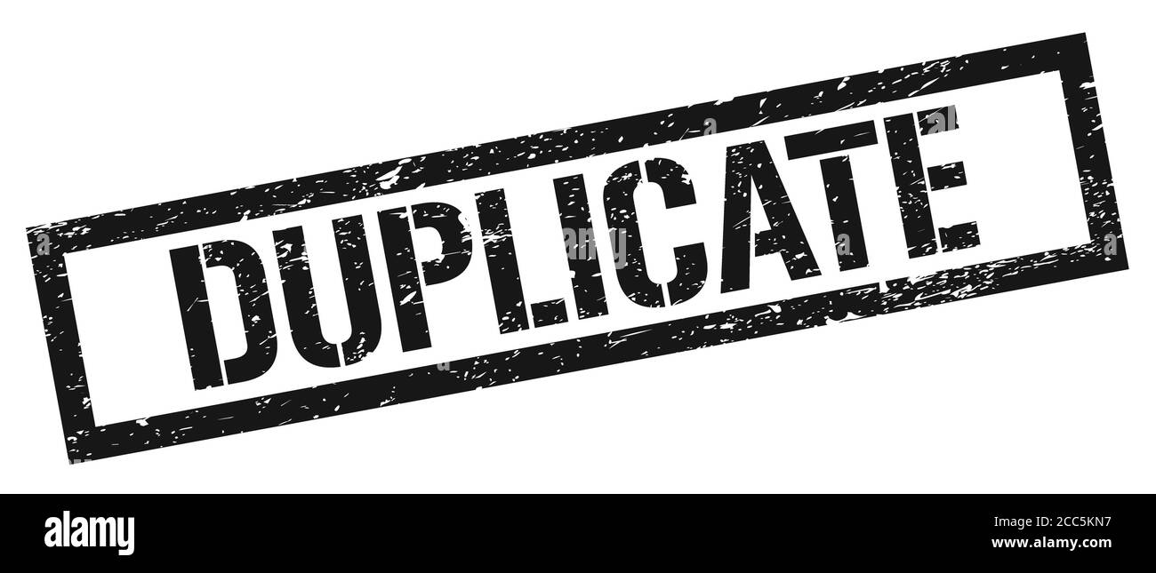 Duplicate stamp hi-res stock photography and images - Alamy