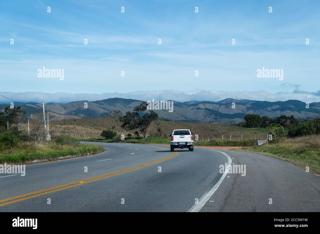 The beautiful late afternoon horizon line as saw from KM 32 of Oswaldo ...
